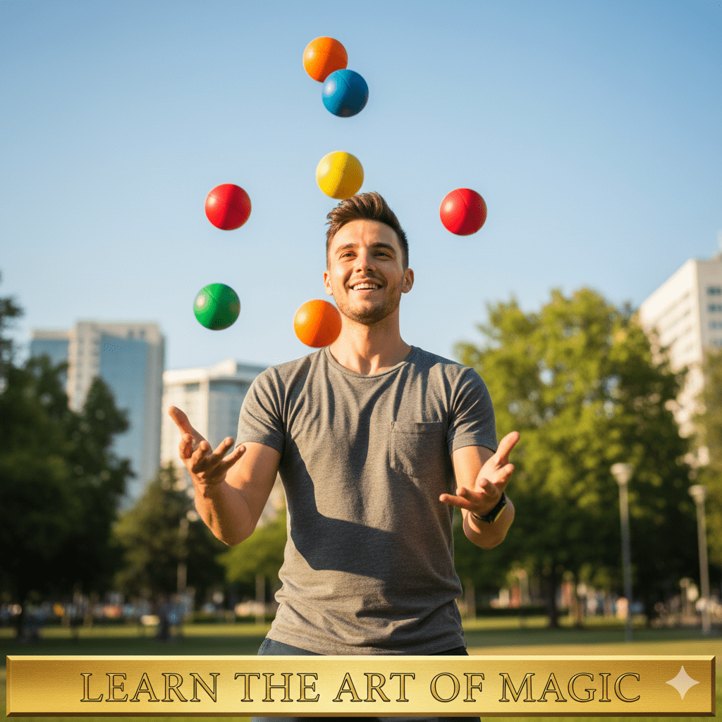 5 Easy JUGGLING TRICKS - Beginner - Learn the Art of Magic